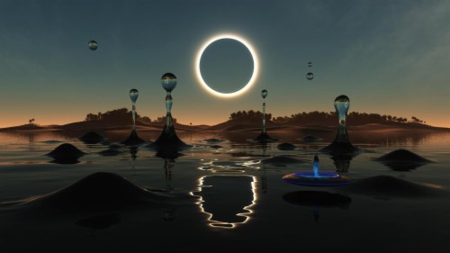 Eclipse Wallpaper - Solar Eclipse From Space (#35840) - HD Wallpaper ...