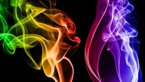 Download - Colorful Weed Smoke Backgrounds (#100896) - HD Wallpaper ...