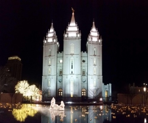 Salt Lake Temple - Temple Square (#2082040) - HD Wallpaper ...