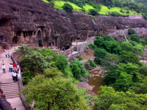 Ajanta Caves India Tourism Wallpaper - Ajanta Caves (#1004034) - HD ...