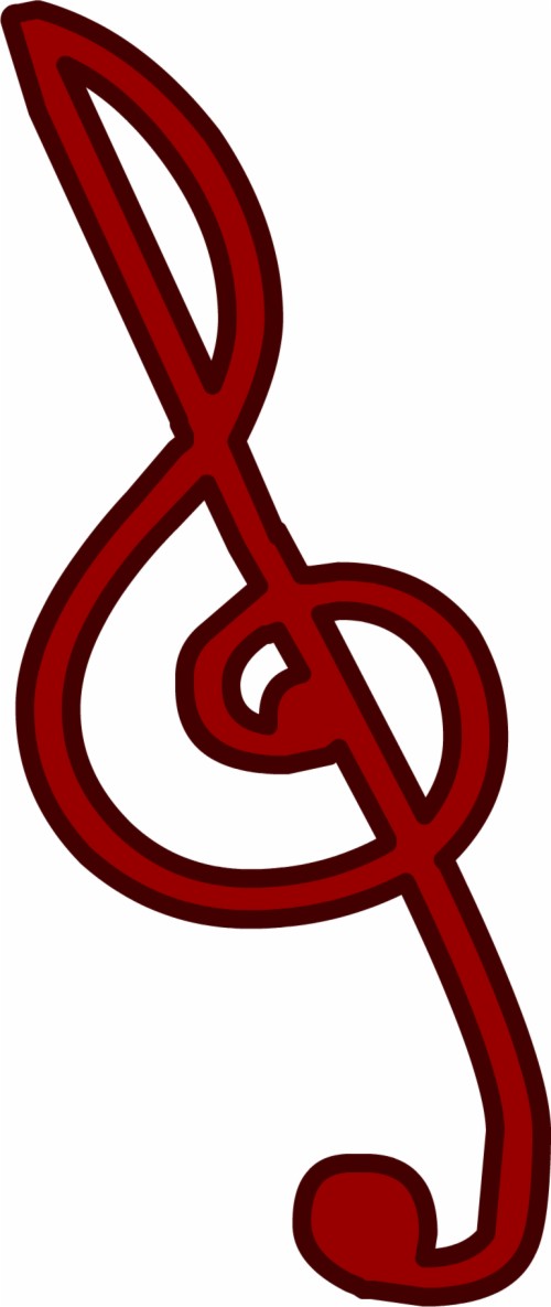 Treble Clef - Treble Clef Red Png (#1013448) - HD Wallpaper ...