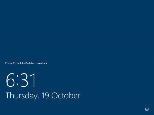 Clock On Lock Screen - Windows 10 Clock Screen (#718443) - HD Wallpaper ...