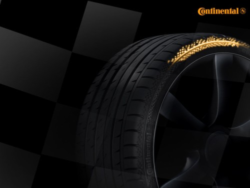Tyre Track In The Snow Wallpaper - Continental Tires Wallpaper Hd ...