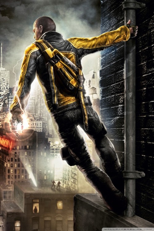 Mobile Hvga - Infamous 1 (#1090676) - HD Wallpaper & Backgrounds Download