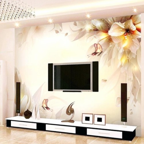 3d Wall Designs Bedroom Wallpaper Designs For Living - Wall Painting ...