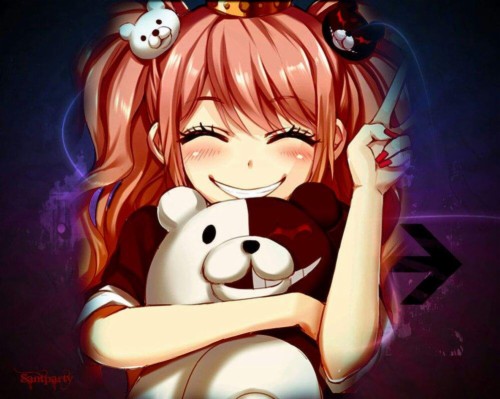Anime - Junko Enoshima Monokuma (#1116813) - HD Wallpaper & Backgrounds ...