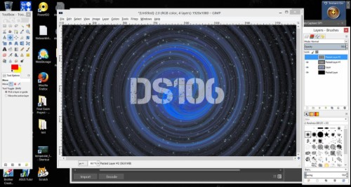 How I Made Wallpaper 4 - Gimp (#1157137) - HD Wallpaper & Backgrounds ...