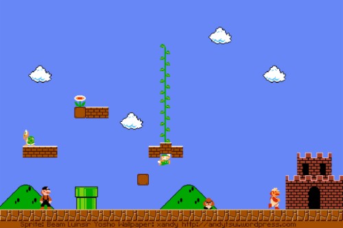 Mario Yoshi 16-bit Hd Wallpaper - 16bits 1080p (#1199170) - HD ...