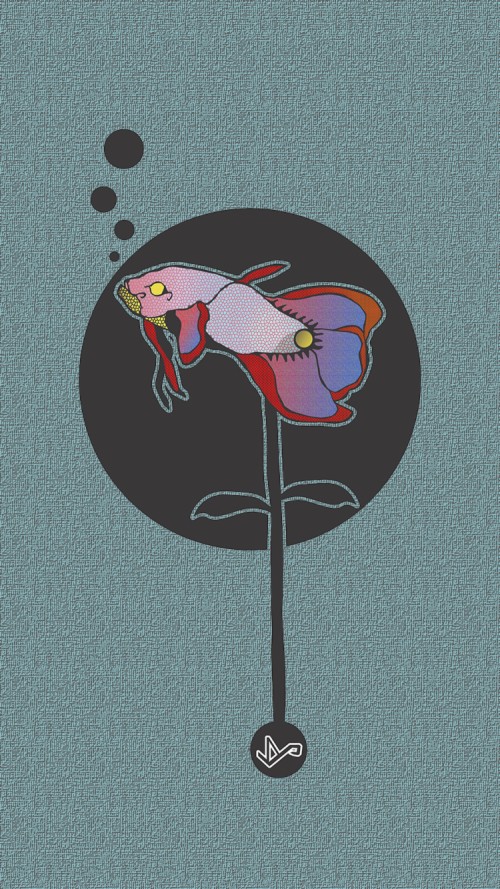 Iphone Wallpaper Illustration Island Illustration - Minimalist ...