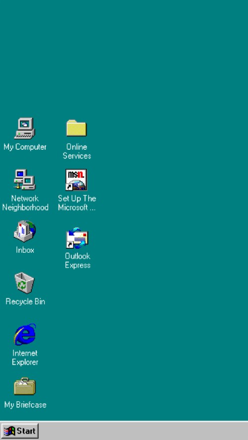 X - Windows 98 Home Screen (#2004702) - HD Wallpaper & Backgrounds Download