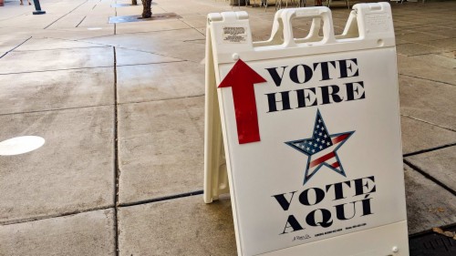 Latino Voter Turnout A Focus In The Upcoming Election - Signage ...