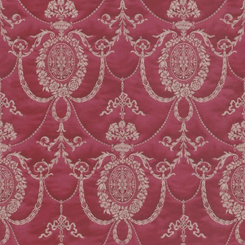 Satin Wallpaper Baroque Red Gold Gloss Rasch 532135 - Rasch Trianon ...