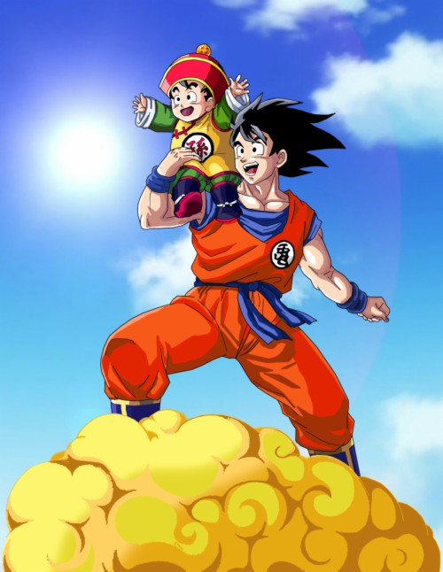 Goku And Gohan Wallpaper Phone Version By Brusselthesaiyan - Goku Y ...