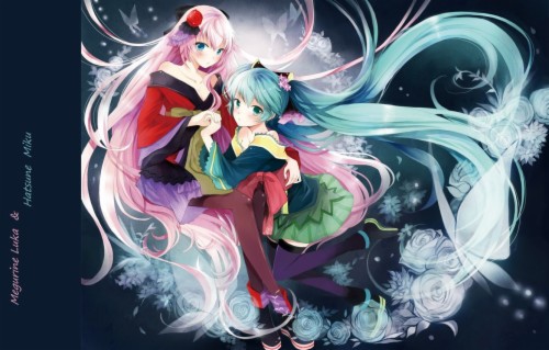Vocaloid Hatsune Miku Headphones Wire Water - Nightcore Album Cover ...
