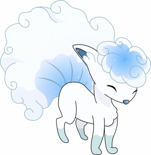 Pokemon 18037 Shiny Alolan Vulpix Pokedex - Pokemon Alolan Vulpix Base ...