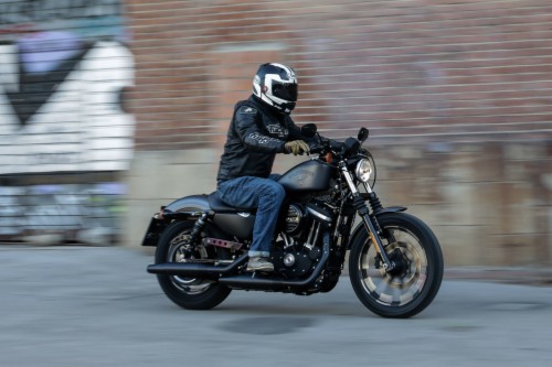 Beautiful Girl On Harley Davidson Sportster 48 Image - Harley Davidson ...