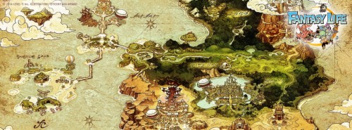 Fantasy Life Map (#1322632) - HD Wallpaper & Backgrounds Download