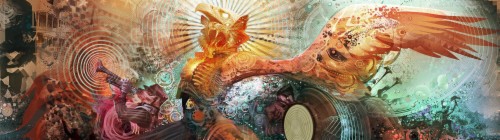 Glitch Mob Emergensee - Android Jones Dual Monitor (#1345312) - HD ...