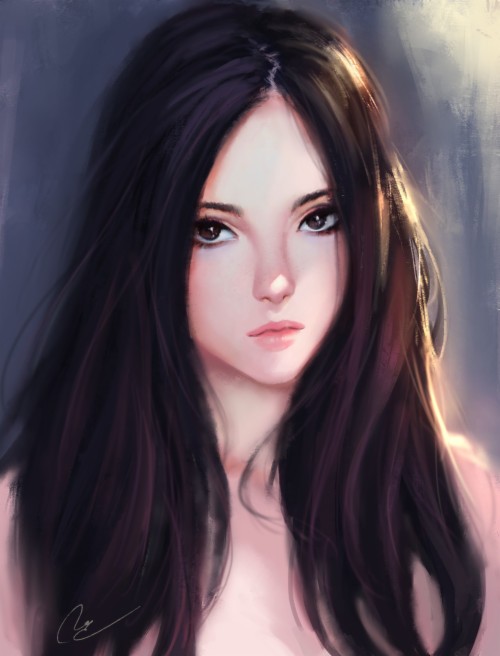 Wallpaper Girl, Art, Hair, Portrait - Fantasy Woman Fan Art (#3277494 ...