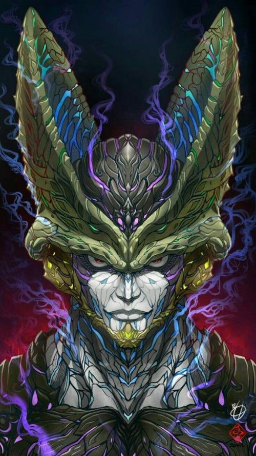 Perfect Cell Art Work (#1361456) - HD Wallpaper & Backgrounds Download