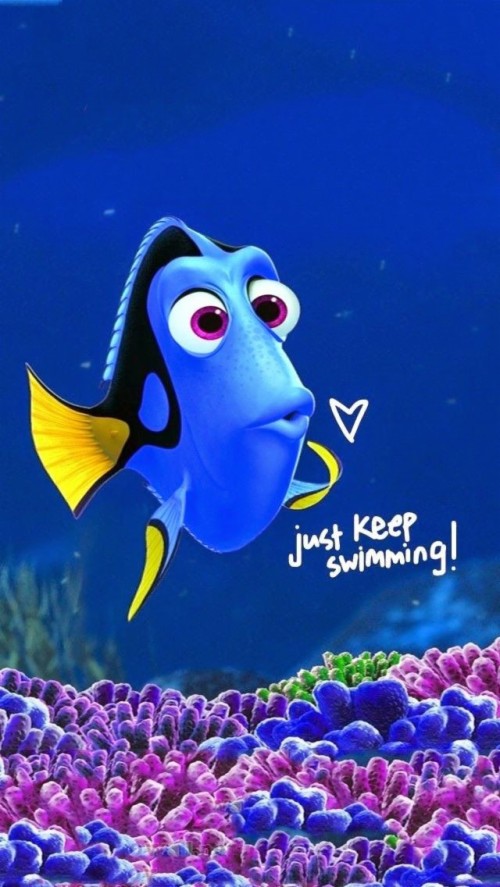 Finding Nemo Dory Iphone Hd Wallpaper, , More Cartoons - Dory Just Keep ...