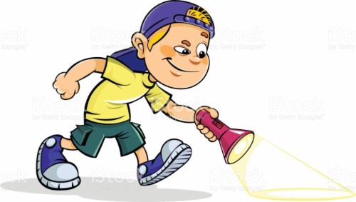 Flashlight Clipart - Boy With Flashlight Clipart (#1384599) - HD ...