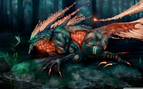 Wide - Monstrous Creature (#1391055) - HD Wallpaper & Backgrounds Download