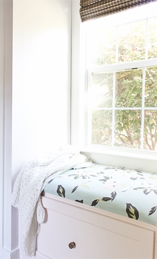 Completed Window Seat Makeover With Window Trim And - Bedroom (#1434858 ...