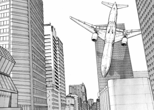 Ajin Manga Plane (#1448443) - HD Wallpaper & Backgrounds Download