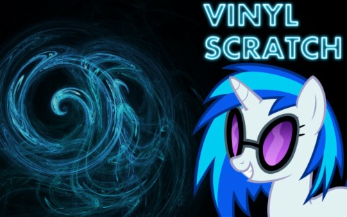 Vinyl Scratch Feet Wallpaper