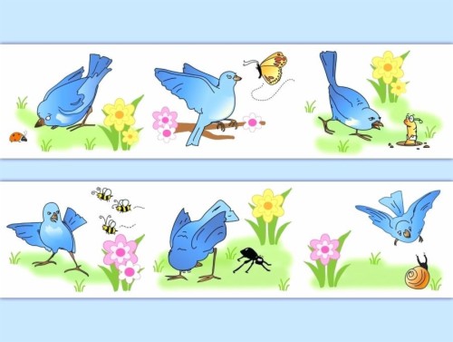 Bird Wallpaper Border (#153071) - HD Wallpaper & Backgrounds Download