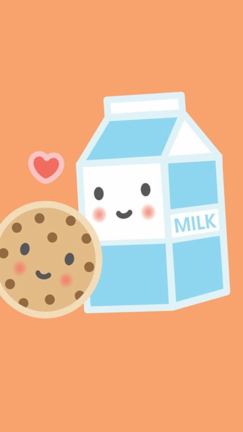 1 2 - Milk And Cookies Drawing (#1470350) - HD Wallpaper & Backgrounds ...