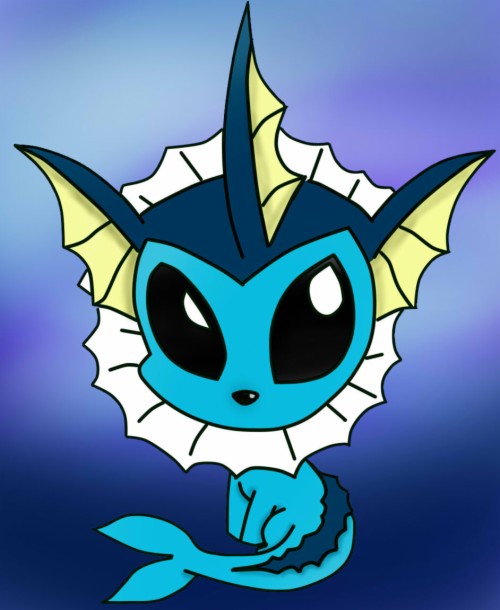 Isn*t It - Cute Vaporeon (#1472248) - HD Wallpaper & Backgrounds Download
