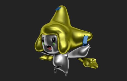 Jirachi Progress And Turntable - Realistic Jirachi (#1479115) - HD ...