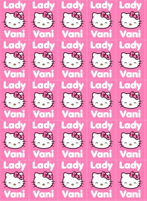 Hello Kitty Name Tag (#2202458) - HD Wallpaper & Backgrounds Download