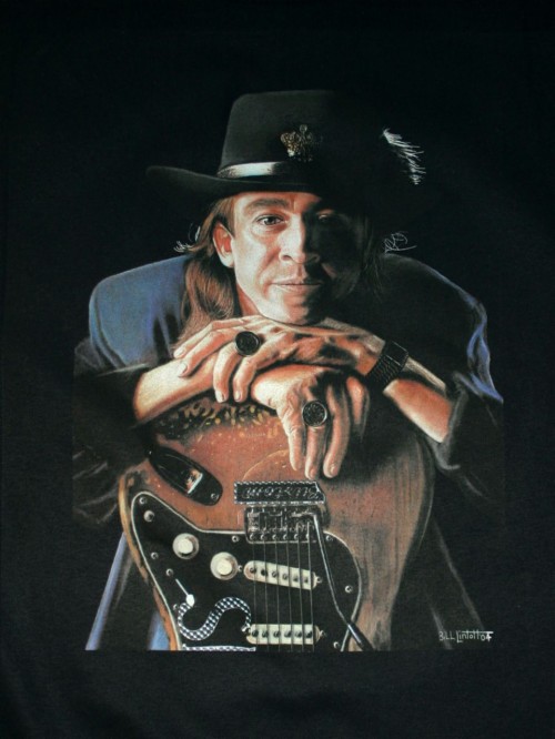 Download Stevie Ray Vaughan Images Srv Painting By Bill Lintott ...