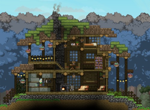 I Made A Simple Starbound Penguin Wallpaper - Starbound Cabin (#1506311 ...