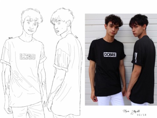 Drawing Image - Lucas And Marcus Drawing (#1585450) - HD Wallpaper ...
