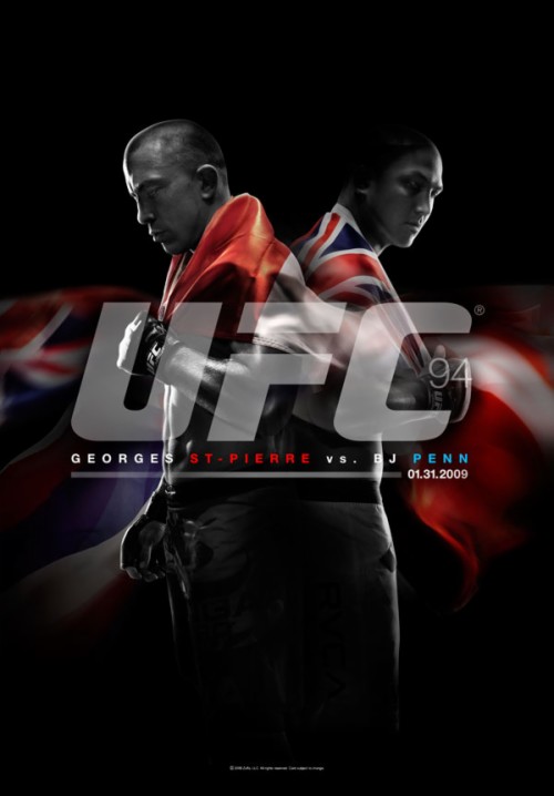 Gsp Vs Bj Penn Poster (#1596329) - HD Wallpaper & Backgrounds Download