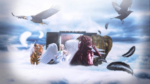 Speed Art Demonio & Angel Photoshop Manipulation Wallpaper - Hawk ...