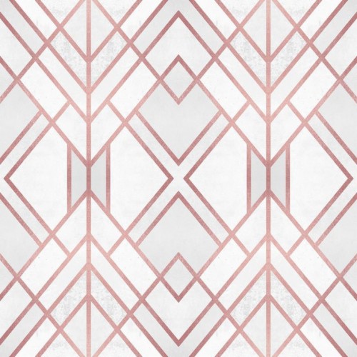 Marblesque Geometric Wallpaper Pink - Rose Gold Marble Background ...