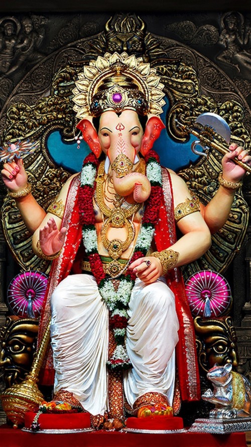 Lalbaugcha Raja Ganapati Ganesh Chaturthi Hd Wallpaper - Lal Bagh Ka ...