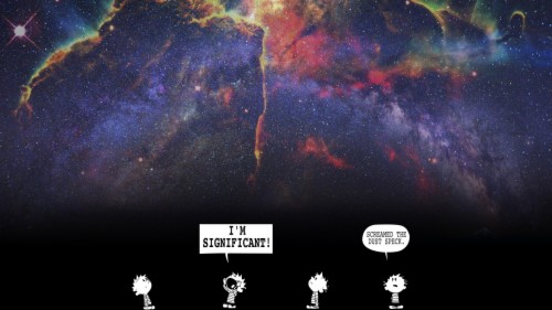 Calvin And Hobbes Space Wallpaper - Im Significant Screamed The Dust ...