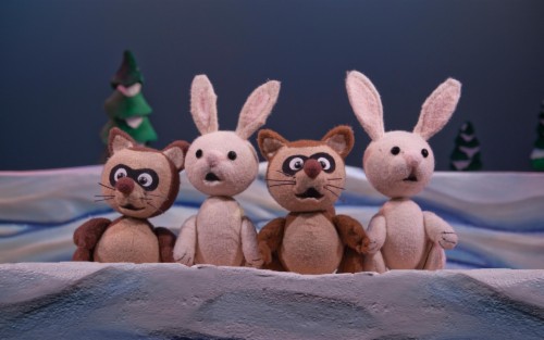 Rudolph The Red Nosed Reindeer Raccoon (#1725997) - HD Wallpaper ...