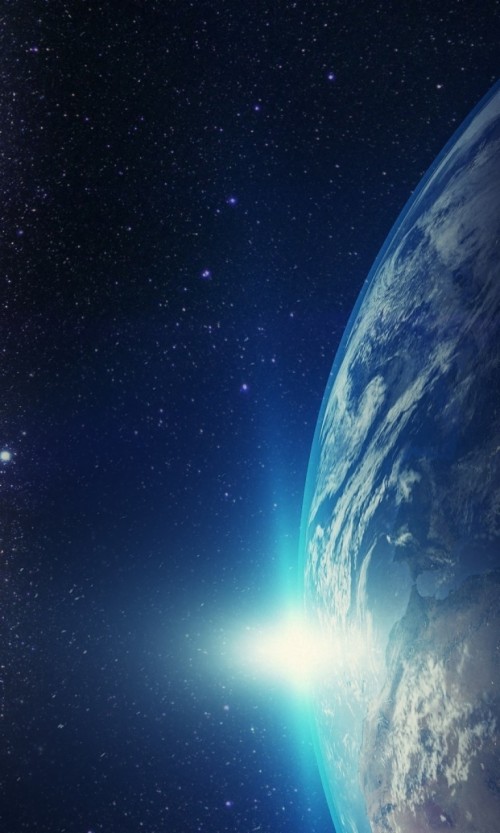 Earth From Space, Stars, Universe - Earth And Milky Way From Space ...