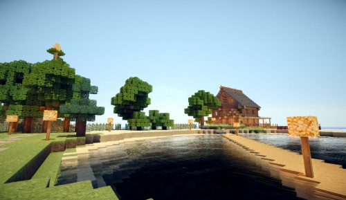 Minecraft Shaders Landscape Wallpaperbox Wallpaper - Minecraft Shaders ...