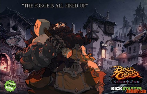 Battle Chasers Nightwar Blacksmith Wallpaper - Battle Chasers Night War ...