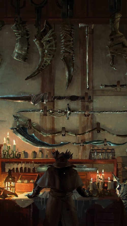 Bloodborne, In-game, Swords, Blacksmith - Bloodborne Hunters Workshop ...
