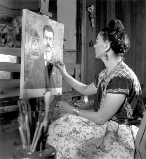 Frida Kahlo Photo - Frida Kahlo At Work (#184141) - HD Wallpaper ...