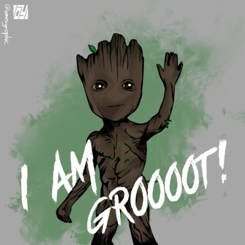 Baby Groot Vector Art By Ylmzdesign - Groot Vector (#188838) - HD ...
